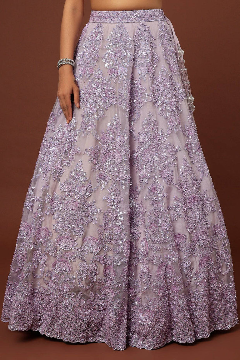Zoya Lilac Lehenga Set | WaliaJones